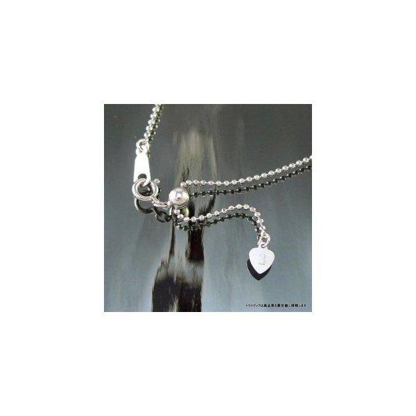 TRIDEA JEWELRY カットボール ネックレス 18金 ホワイトゴールド WG チェーンのみ k18 メンズ レディース プレゼント 幅1.2mm 45cm 2.8g スライド ギフト ...