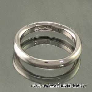 TRIDEA JEWELRY Pt900 両面 甲丸 3mm プラチナ マリッジリング TRIDEA JEWELRY Pt900 両面 甲丸 3mm プラチナ マリッジリング