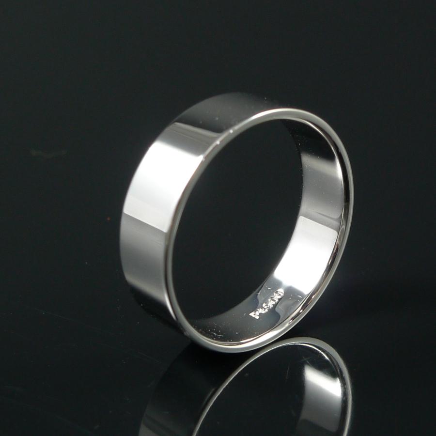 TRIDEA JEWELRY Pt900 平打 6mm 7.1g プラチナ マリッジリング TRIDEA JEWELRY Pt900 平打 6mm 7.1g プラチナ マリッジリング