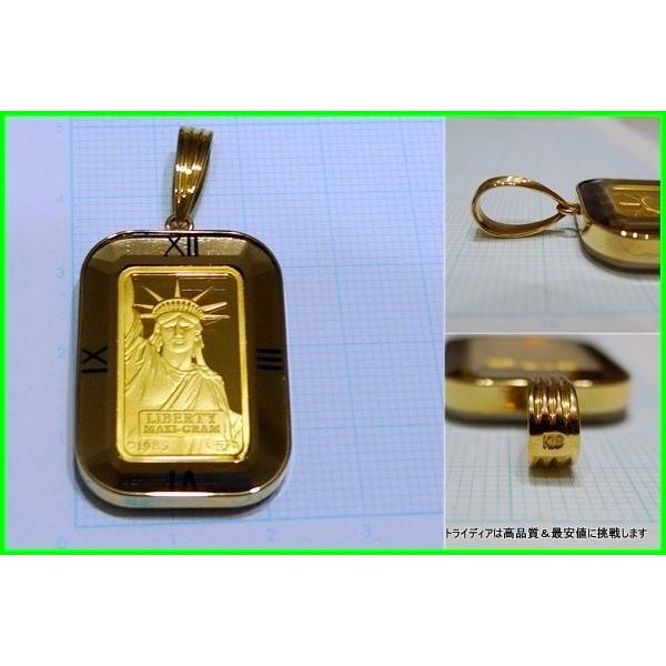 TRIDEA JEWELRY 純金 K24 リバティ インゴット5g K18枠 TRIDEA JEWELRY 純金 K24 リバティ インゴット5g K18枠