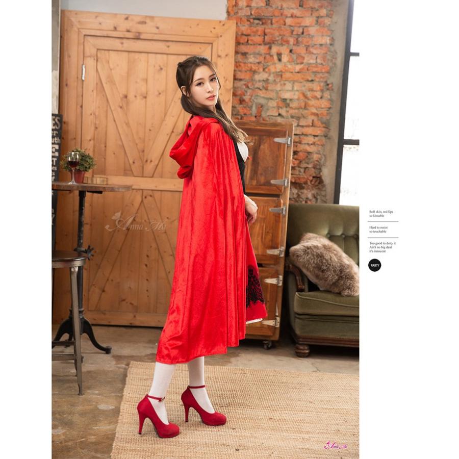 コスプレ 赤ずきん レディース ワンピース マント セット キャラクター ドレス なりきり ペア お揃い イベント パーティー ケープ ボレロ ハロウィン 衣装 仮装 : トリル - 通販 ...