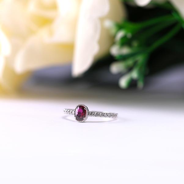 （r239575）指輪 PT ルビー&ダイヤモンドリング 0.3ct 0.18ct ルビー ミル打ち アンティーク シンプル 7月誕生石 一粒 レディース : トリニティートラスト - 通販 ...