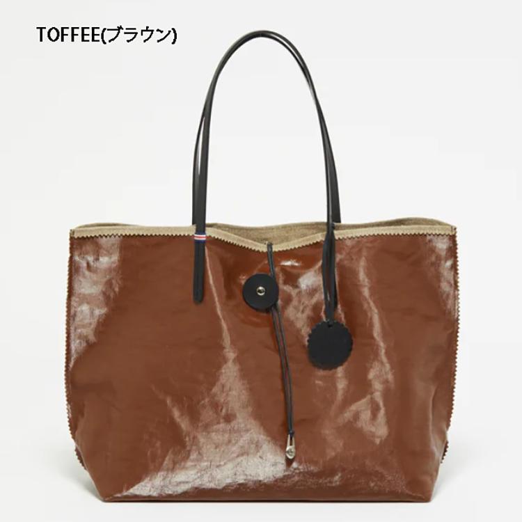 ジャックゴム jack gomme LIGHT PREMIUM PREMIUM BAHIA リネン 麻 ポリウレタンコーティング 横型 トート ...