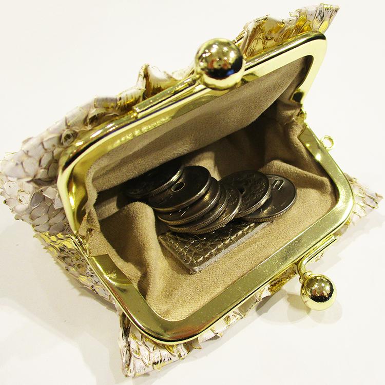 VIADOAN VIA DOAN ヴィア ドアン レザー Doree ドーレ ダイヤモンド パイソン ヘビ革 蛇革 本革 メタリック 箔 ...