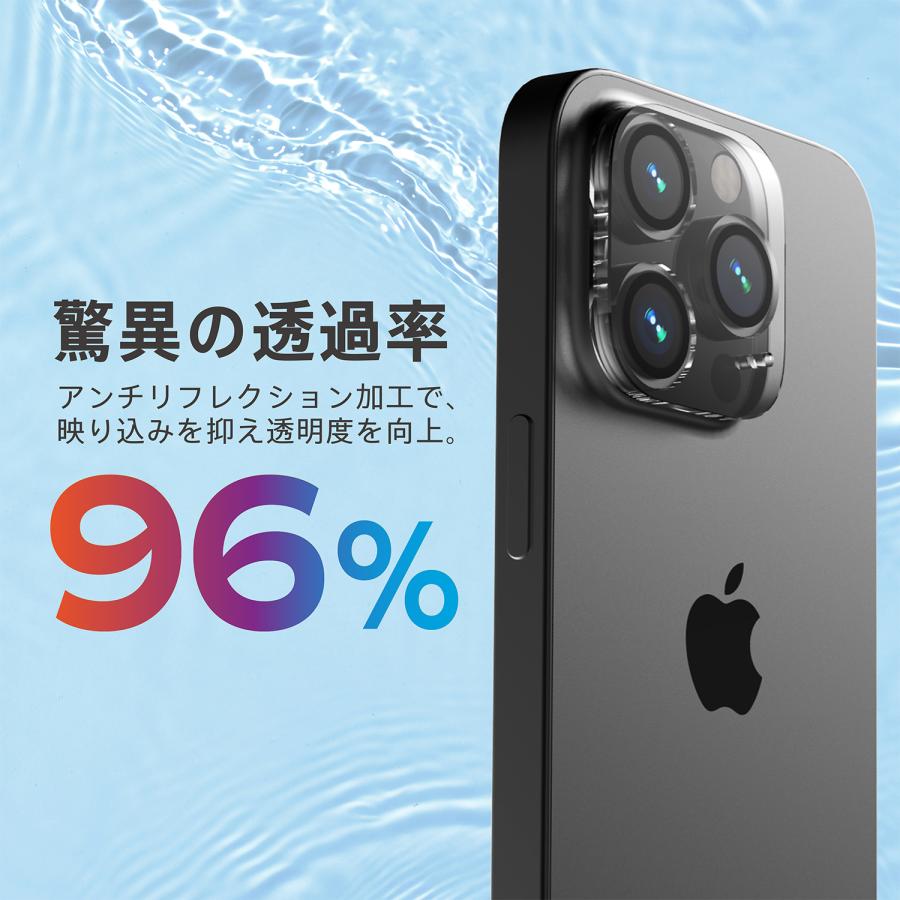 iPhone カメラカバー レンズ 保護 カバー フィルム フルカバー iPhone 14 Pro スーパークリア レンズ保護ガラス BESPER ベスパー 日本メーカー : bes ...