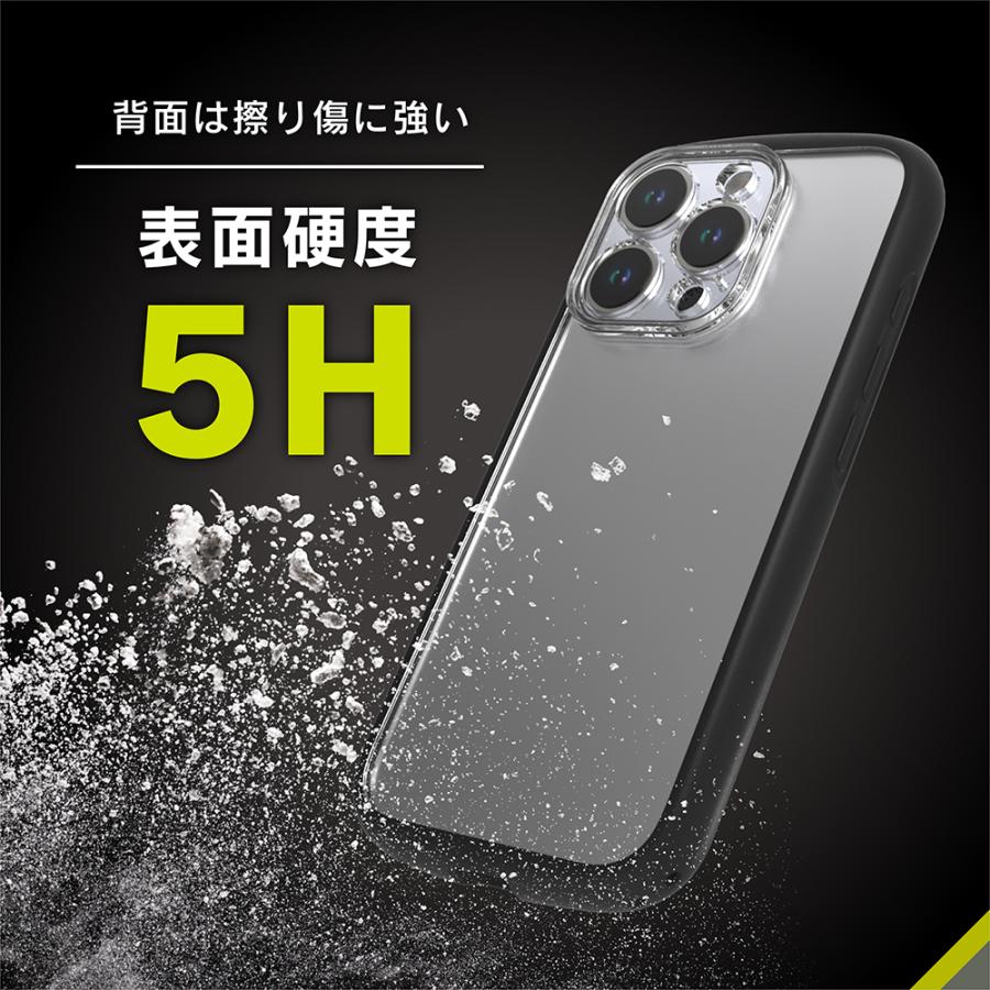 Simplism iPhone 16 Pro LIGHT SHIELD Solid 超精密設計 衝撃吸収 ハイブリッドクリアケース : tr-ip24m3-ldsl-clnv ...