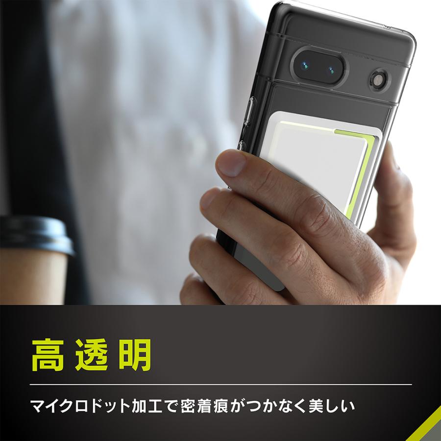 simplism（スマホ） simplism シンプリズム Google Pixel 7a Turtle Pocket 超精密設計 背面カードポケット付きハイブリッドケース クリア ...