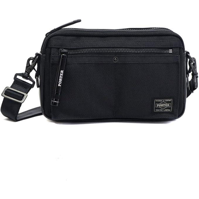 PORTER 吉田カバン ポーター ショルダーバッグ ヒート 703-06975 メンズ レディース 横型 Sサイズ ブラック HEAT ナイロン ギフト 日本製 : Triple good ...