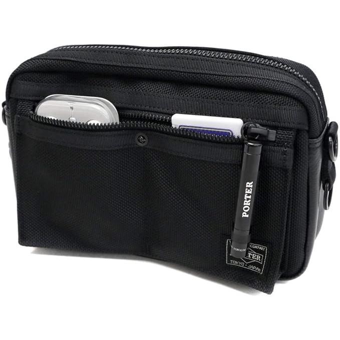 PORTER 吉田カバン ポーター ショルダーバッグ ヒート 703-06975 メンズ レディース 横型 Sサイズ ブラック HEAT ナイロン ギフト 日本製 : Triple good ...