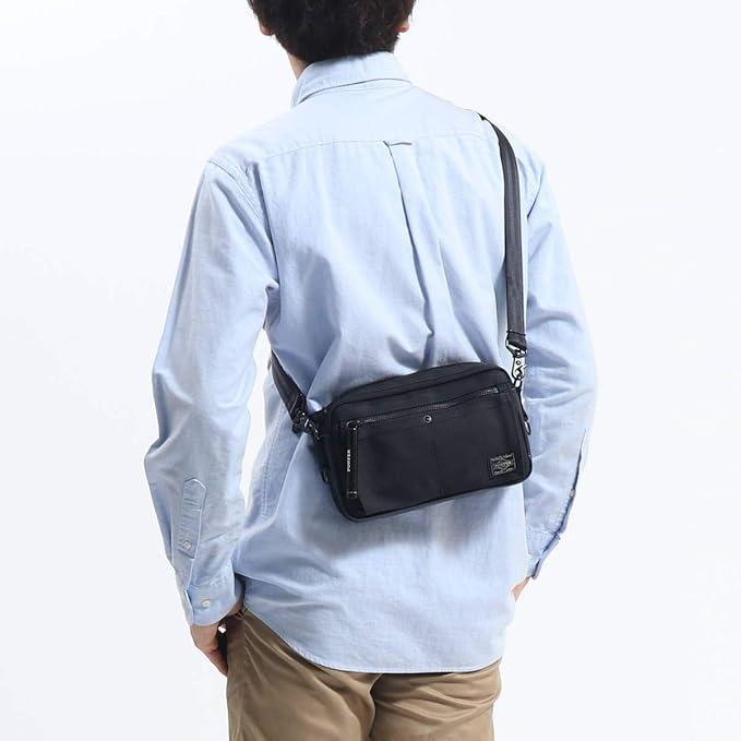PORTER 吉田カバン ポーター ショルダーバッグ ヒート 703-06975 メンズ レディース 横型 Sサイズ ブラック HEAT ナイロン ギフト 日本製 : Triple good ...