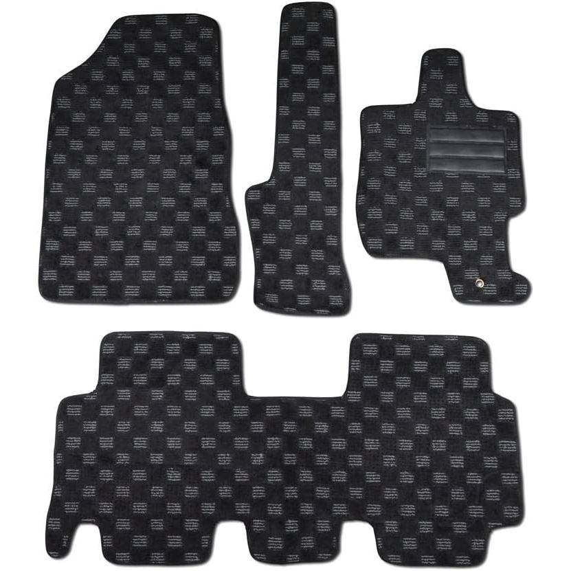 ライフ フロアマット JB5 JB6 JB7 JB8 ホンダ フロント セカンド 黒/灰 BL-42 : bl-42 : トライスターズ 1号店 - 通販 - Yahoo!ショッピング