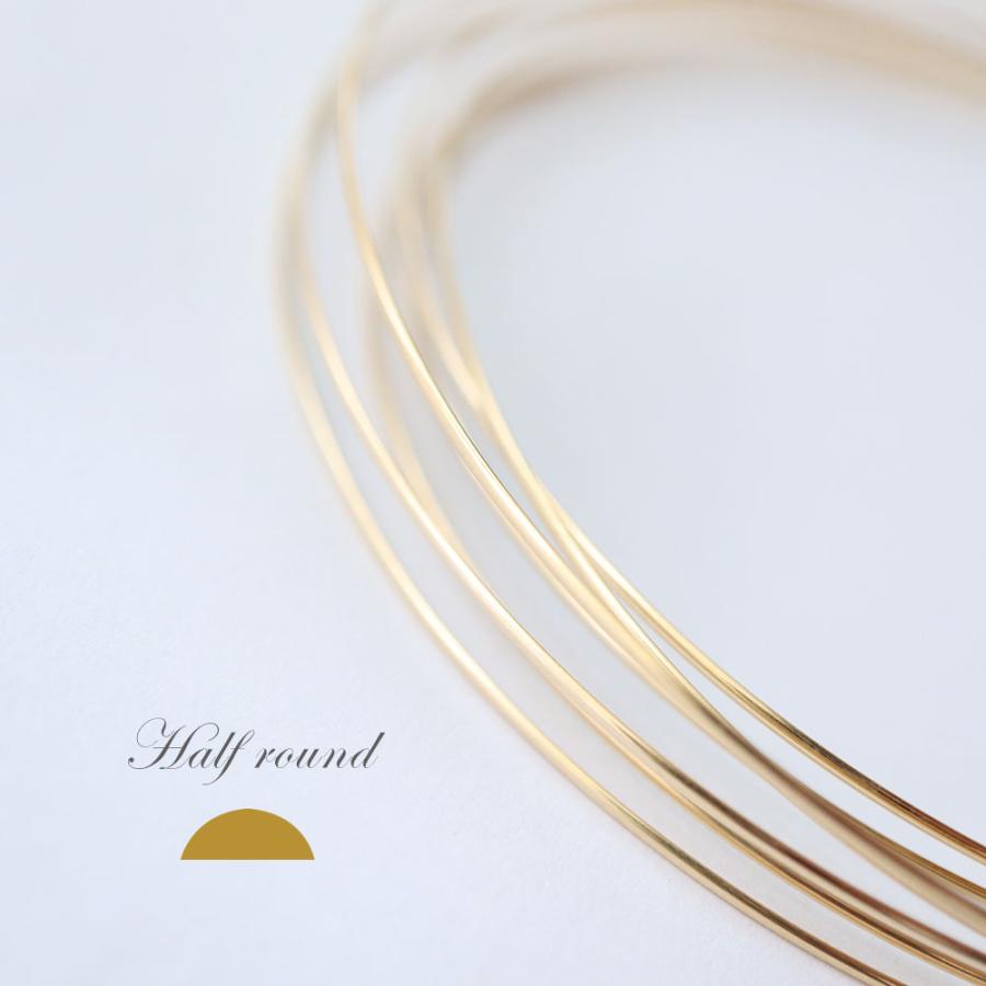 14KGF ワイヤー ハーフラウンド ハーフハード1.02mm 18ga-10cm アメリカ直輸入 : Trois anges - 通販 - Yahoo!ショッピング