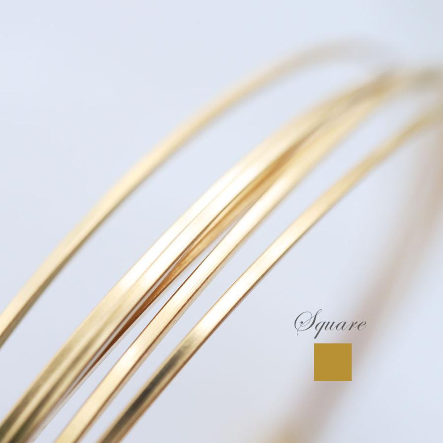 14KGF ワイヤー スクエア ハーフハード0.81mm 20ga-10cmアメリカ直輸入 : Trois anges - 通販 - Yahoo!ショッピング