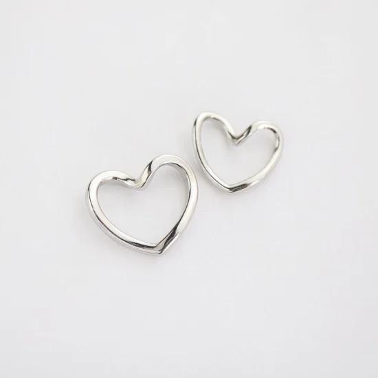 316L サージカルステンレス Open Heart チャーム 1個 : acs-cm-00012 : Trois anges - 通販 ...