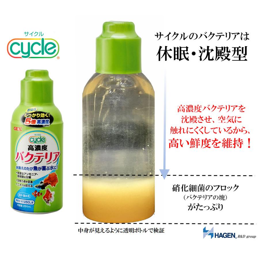 GEX サイクル 5倍濃縮バクテリア 500ml : gexb5718 : トロピカルワールド ヤフー店 - 通販 - Yahoo!ショッピング