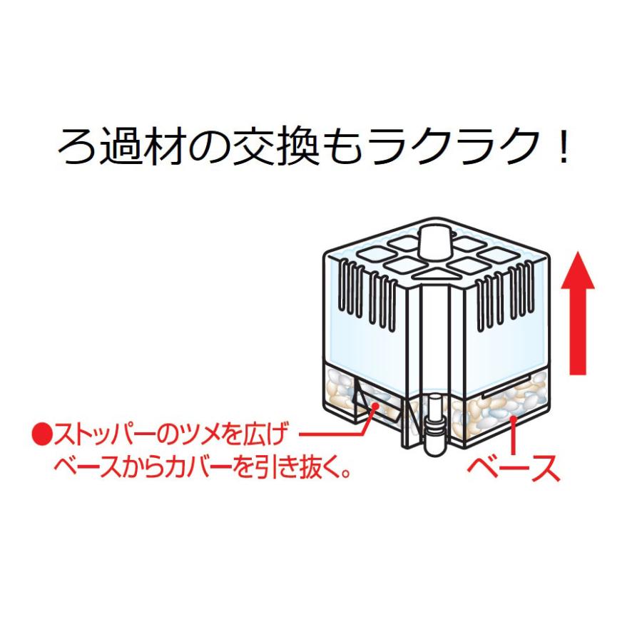 GEX GEX ロカボーイ コンパクト 8L以下水槽用・エアリフト式フィルター : トロピカルワールド ヤフー店 - 通販 - Yahoo!ショッピング