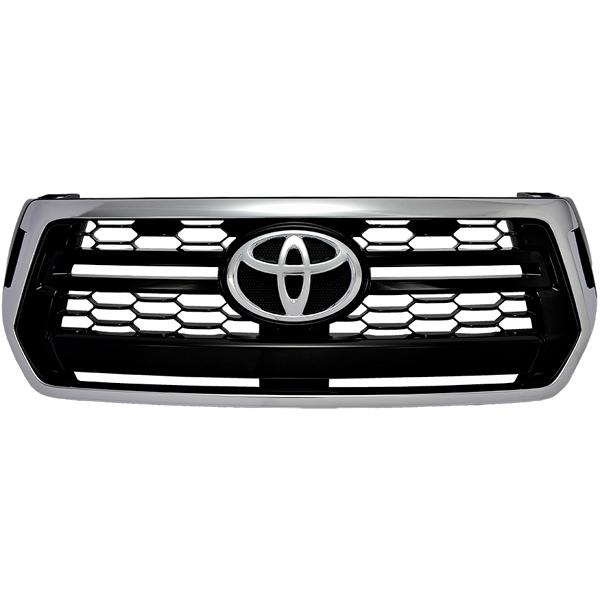 トヨタ純正 ハイラックス GUN125 Black Rally Edition フロントグリル ラジエーターグリル Tマークエンブレム ...