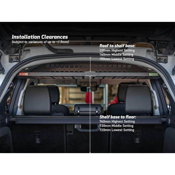 KAON正規品 ランドローバー ディスカバリー5 L462 リアラック ラゲッジラック インテリアラック ルーフシェルフ ブラック カオン : トラックチューナーズ Yahoo!店 - 通販 ...