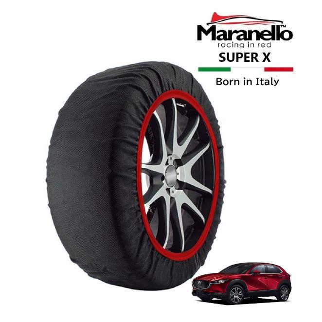 Maranello正規品 スノーソックス マツダ CX-30 XD レトロスポーツエディション 3DA-DM8R 4WD 215/55R18 ...
