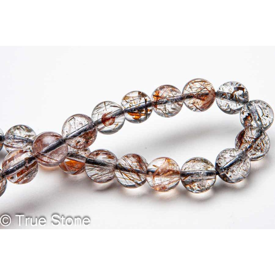 ルベライト イン クォーツ ブレスレット 7mm-7.4mm レッドトルマリン ブラックトルマリン トルマリネーデッドクォーツ :bbo19-039:True Stone - 通販 ...