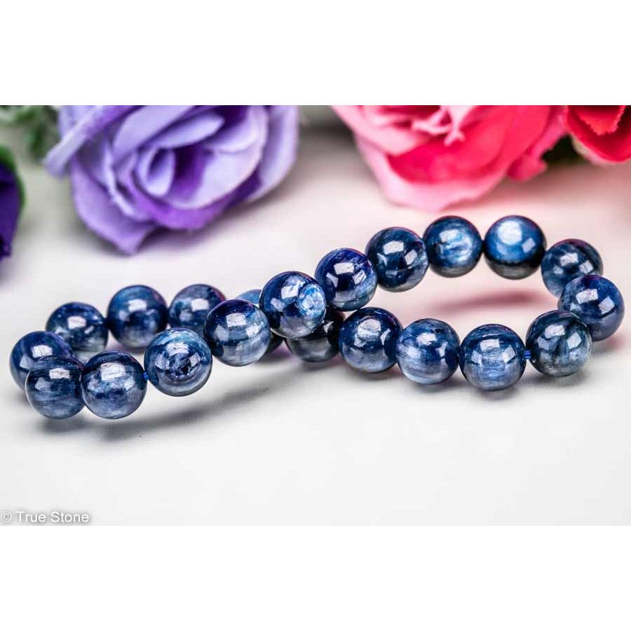 カイヤナイト ブレスレット 8.5mm-8.9mm 藍晶石 らんしょうせき パワーストーン 天然石 原石 : True Stone - 通販 - Yahoo!ショッピング