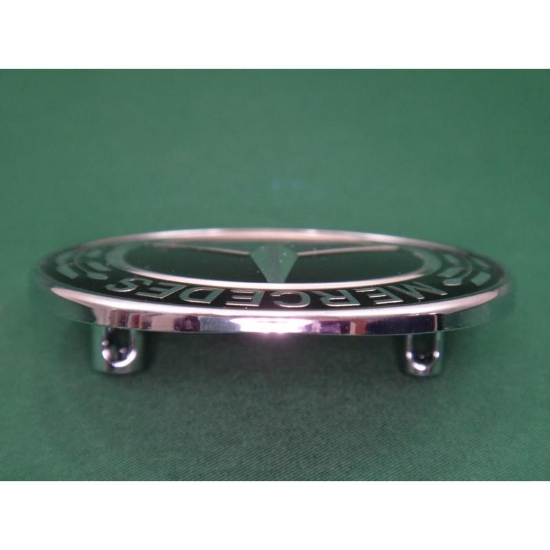 Mercedes-Benz 純正 部品 グロス・ブラック・ローレル・リース・フロント・バンパー・バッチ (0008171801) メルセデス ...