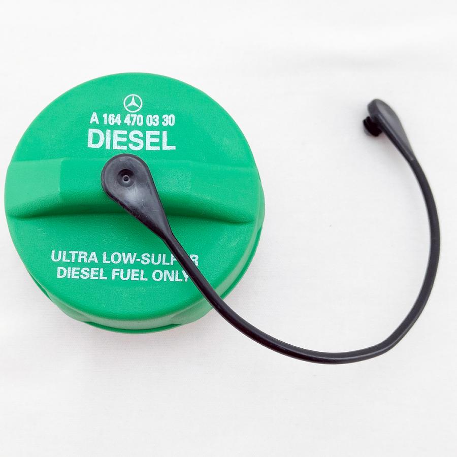 Mercedes-Benz 純正 (米国仕様部品) ディーゼル 燃料 給油口 キャップ (緑DIESEL/DIESEL) メルセデス・ベンツ ...