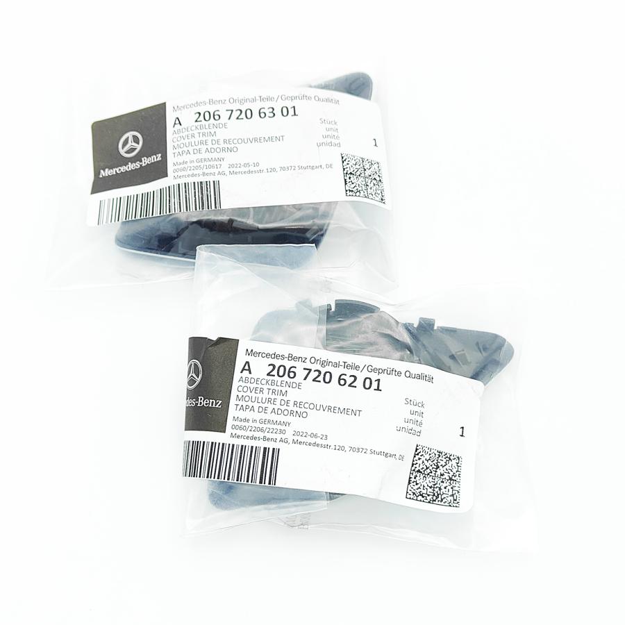 Mercedes-Benz 純正 部品 W/S206 Cクラス Burmester (ブルメスター) Aピラー・ツイーター・カバー左右セット ...