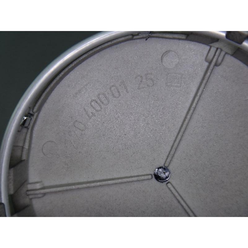 Mercedes-Benz（メルセデス・ベンツ） 純正 部品 クローム・スター / ヒマラヤ・グレー・ホイール・ハブキャップ /4個セット ...