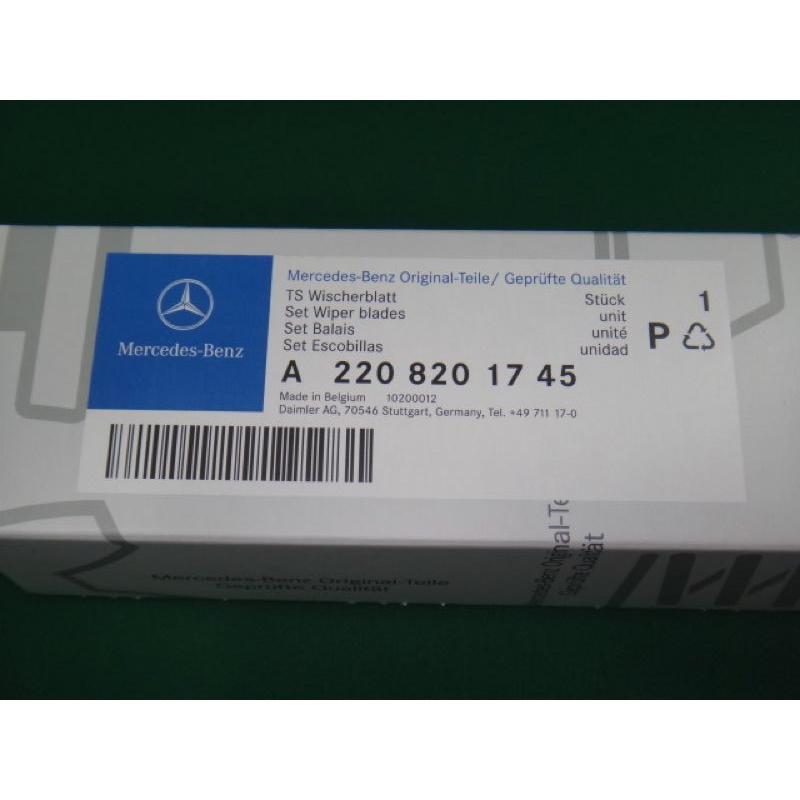 Mercedes-Benz S/CLクラス(220/215)フロント・ワイパー・ブレード・セット(左ハンドル用) メルセデス・ベンツ 純正 ...