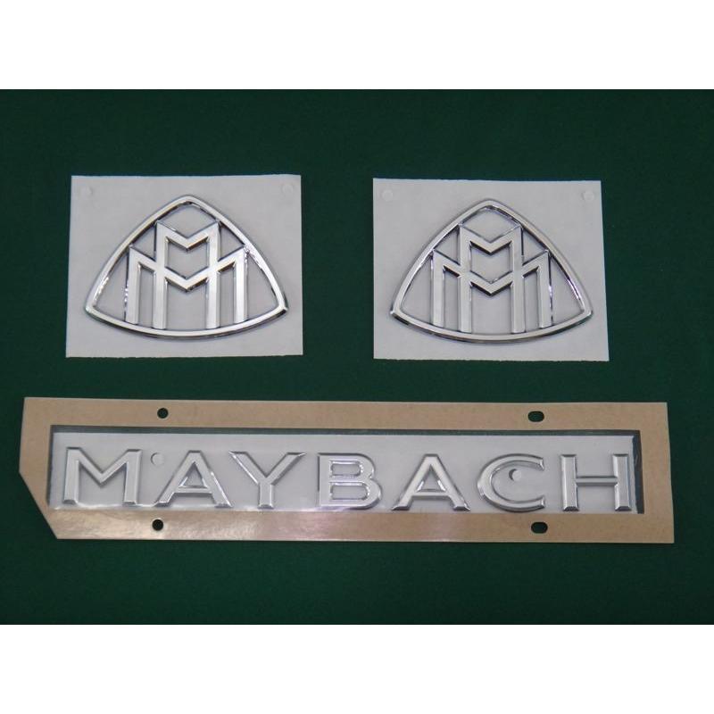 Mercedes-Maybach 純正 部品 左右Cピラー・エンブレム & リア・リッド・エンブレム・セット メルセデス・ベンツ ...