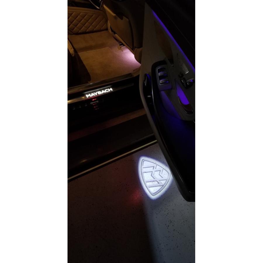 Mercedes-Benz（メルセデス・ベンツ） Mercedes-Maybach 純正 部品 マイバッハ・ロゴ・LED・プロジェクター・カー ...