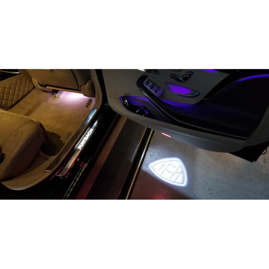 Mercedes-Benz（メルセデス・ベンツ） Mercedes-Maybach 純正 部品 マイバッハ・ロゴ・LED・プロジェクター・カー ...