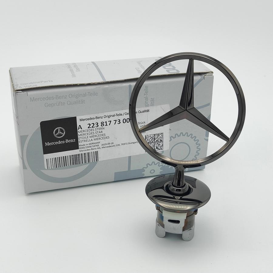 Mercedes-Benz Mercedes-Maybach 純正 部品 ダーク・クローム・エンジンフード・スター・マスコット Dark ...