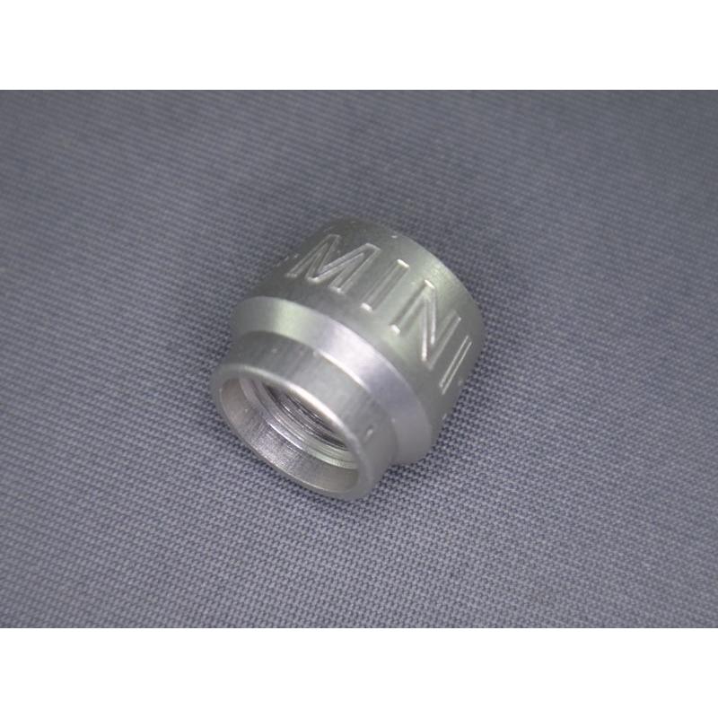 MINI ミニ・ワードマーク・ロゴ・エアーバルブ・キャップ・シルバー・アルミニウム製(4個セット) ミニ 純正 部品 : オート・パーツ・ト ...