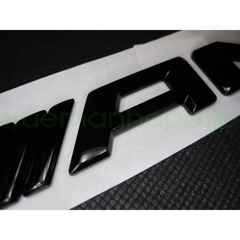 Mercedes-AMG リア・AMG・ブラック・エンブレム W463A G63 メルセデス・ベンツ 純正 部品 黒 送料込 追跡有 ...