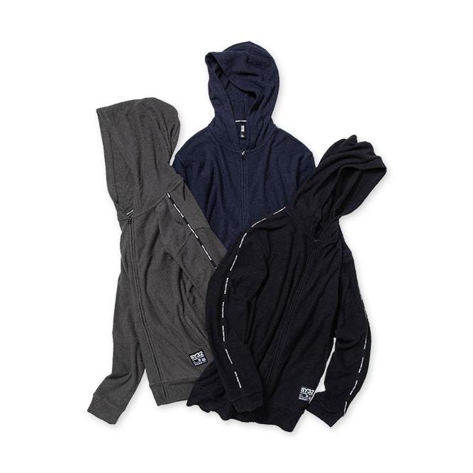 SY32 by SWEET YEARS パーカー パイル生地 おしゃれブランド スポーツ ゴルフ 12006 SY32 by SWEET YEARS（エスワイサーティトゥバイスィートイヤーズ