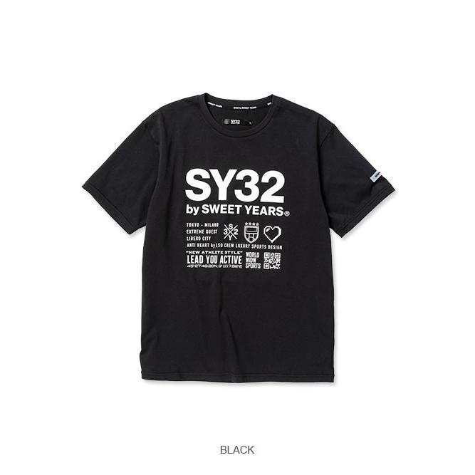 SY32 by SWEET YEARS Tシャツ 半袖 メンズ レディース おしゃれ ブランド スポーツ ロゴプリント 12243M : Lifestyle Select Store ...