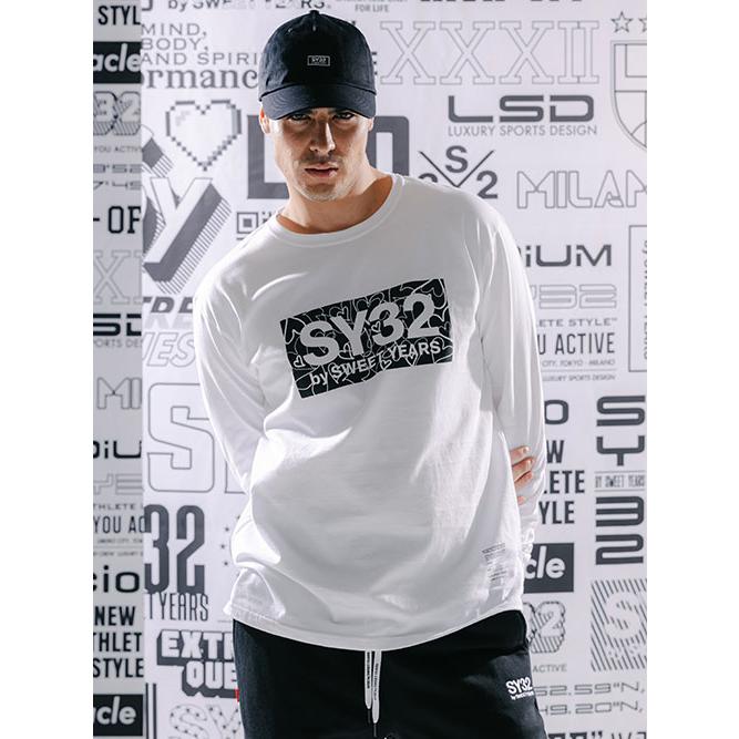 SY32 by SWEET YEARS sweet years Tシャツ 長袖 ボックスロゴロングTシャツ ロンT メンズ レディース おしゃれ ブランド ゴルフ ウェア 13039J ...