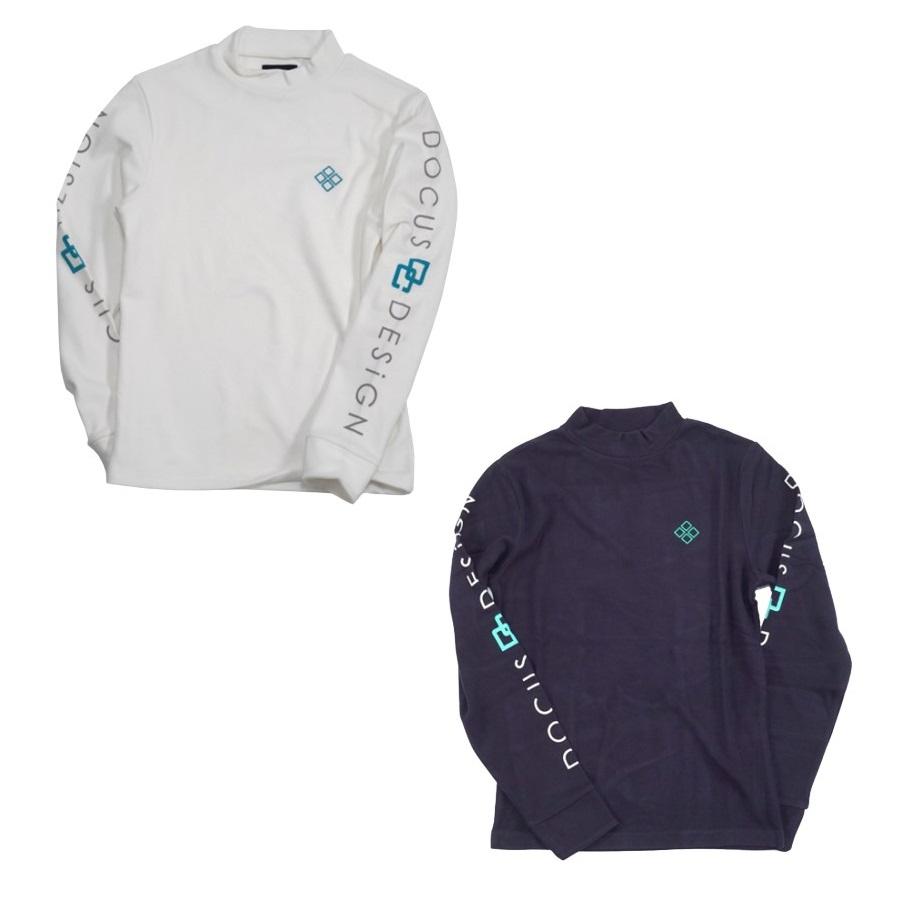 DOCUS（ドゥーカス） モックネック Tシャツ 長袖 プルオーバー
