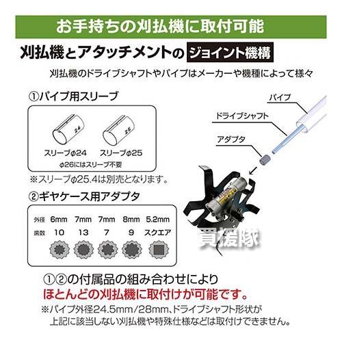 IDEC アイデック クイックティラー (草刈機・刈払機用アタッチメント) AQT-TK15 爆買 : 買援隊ヤフー店 - 通販 - Yahoo!ショッピング
