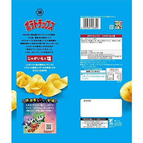 湖池屋 Largeサイズ ポテトチップス じゃがいもと塩 126g?12袋 : dbp17152656331928 : TRUST-mart本店 - 通販 - Yahoo!ショッピング