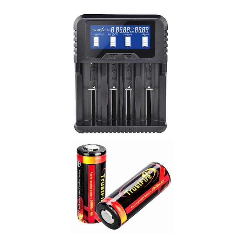 【セット商品】LED懐中電灯 8000ルーメン J18 ハンディライト フラッシュライト トラストファイア正規品 Trustfire ...