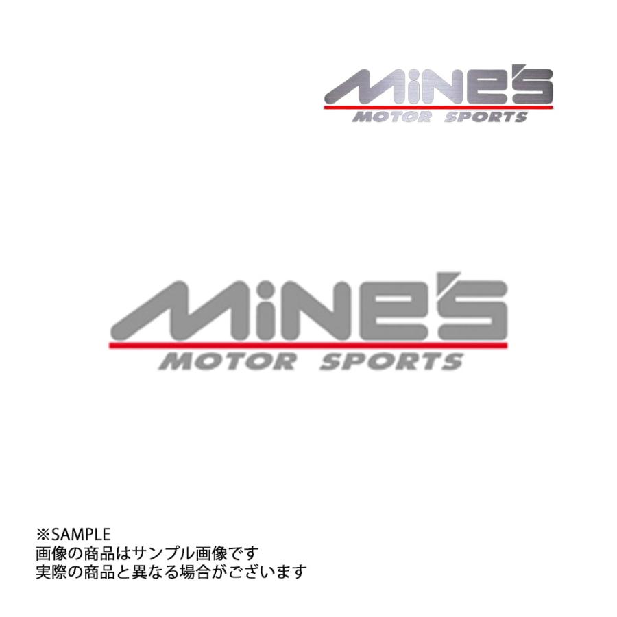 MINE'S マインズ ステッカー Fタイプ（逆文字）シルバー (875191006 : トラスト企画ショッピング4号店 - 通販 - Yahoo!ショッピング