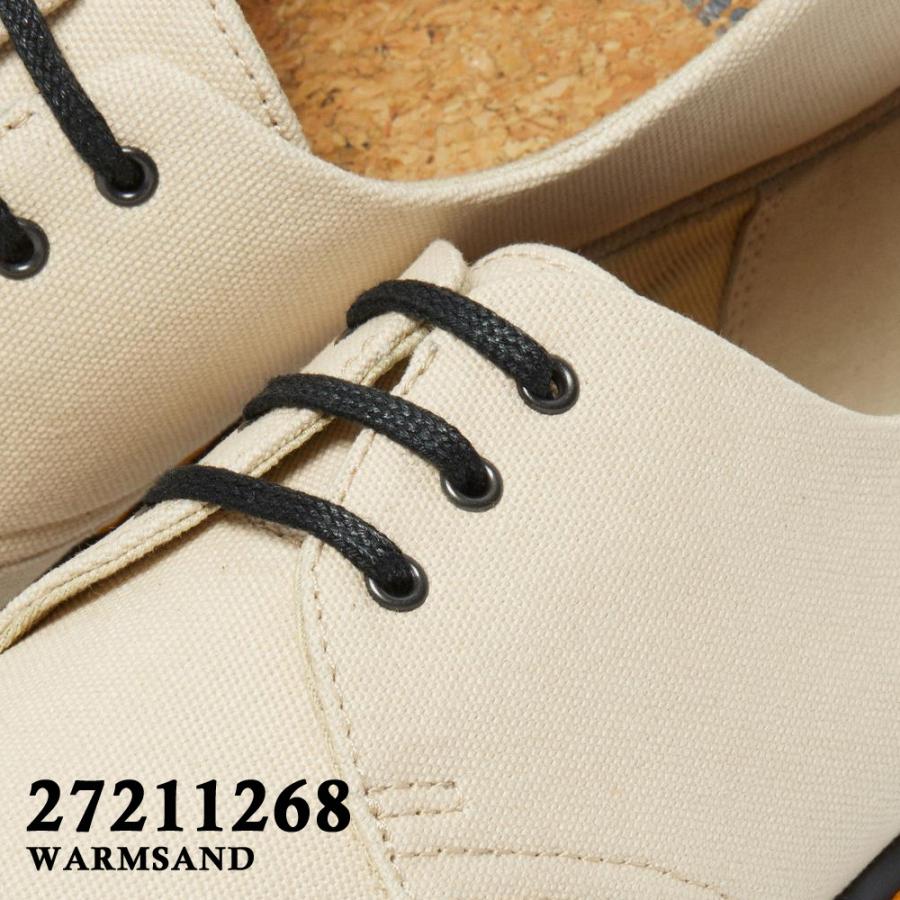 ドクターマーチン レディース メンズ 1461 NATURAL CANVAS 3 EYE SHOE ナチュラル キャンバス スリーホール ...