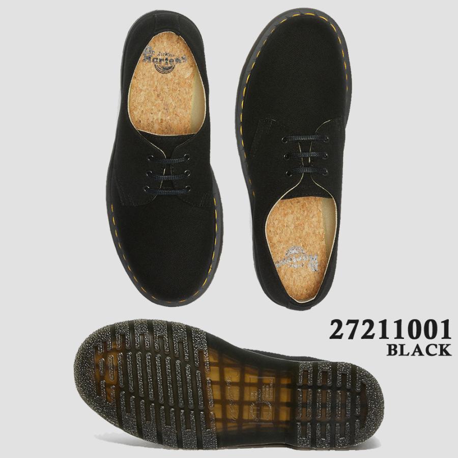 ドクターマーチン レディース メンズ 1461 NATURAL CANVAS 3 EYE SHOE ナチュラル キャンバス スリーホール ...