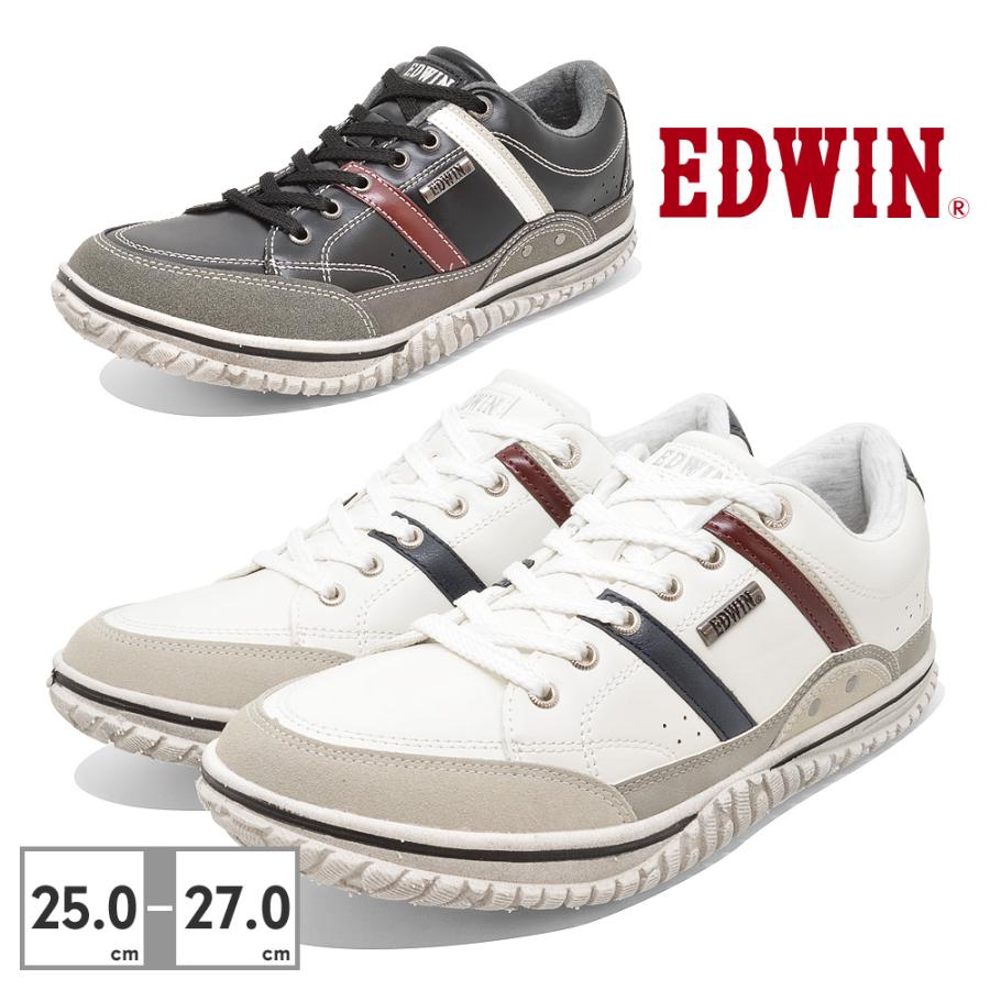 EDWIN エドウィン スニーカー メンズ EDW-7556 軽量 防臭 カップインソール カジュアル : つるや 靴のTSURUYA - 通販 - Yahoo!ショッピング