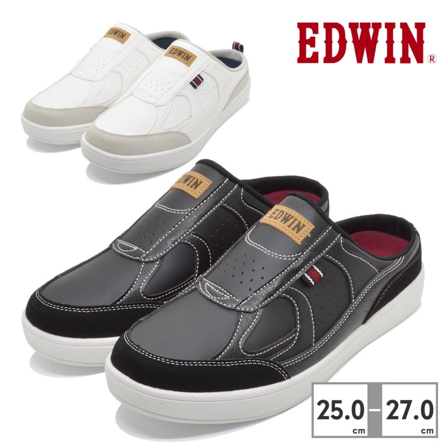 EDWIN スリッポン メンズ EDW-7020 エドウィン サボ サンダル :1-ew-m-edw7020-01:つるや 靴のTSURUYA - 通販 - Yahoo!ショッピング