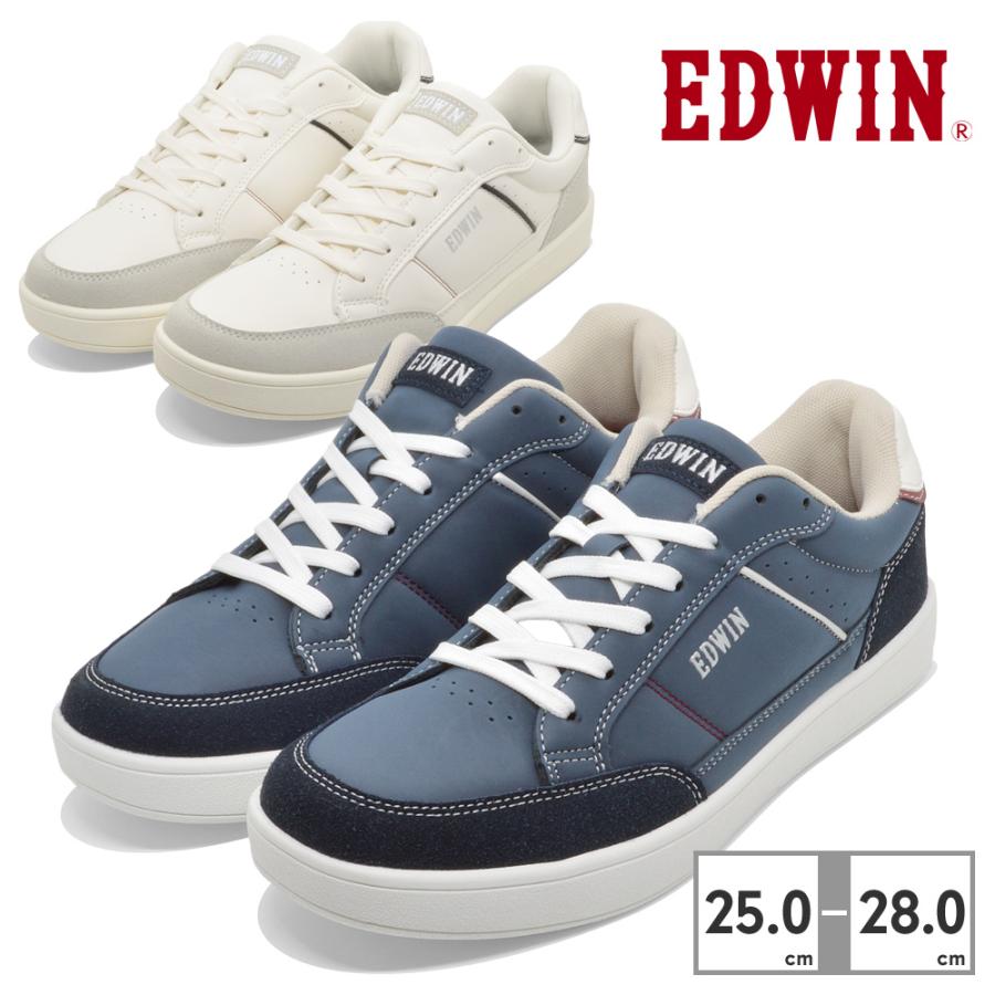EDWIN スニーカー メンズ EDW-7023 エドウィン : つるや 靴のTSURUYA - 通販 - Yahoo!ショッピング