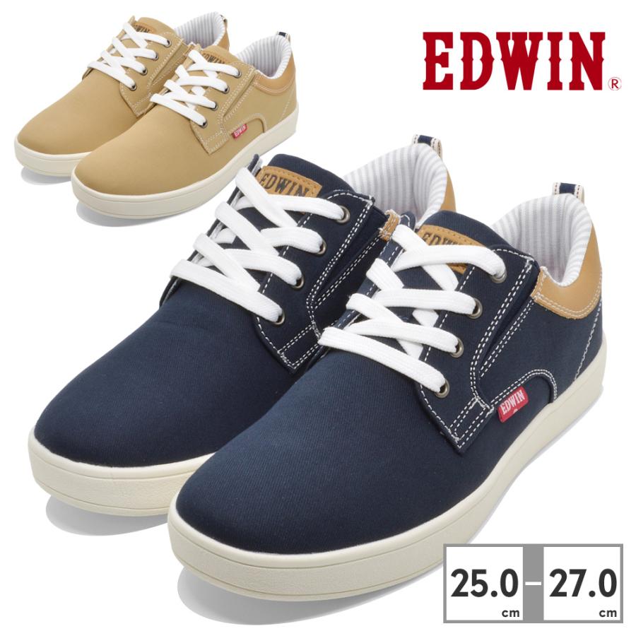 EDWIN スニーカー メンズ EDW-7027 エドウィン : つるや 靴のTSURUYA - 通販 - Yahoo!ショッピング